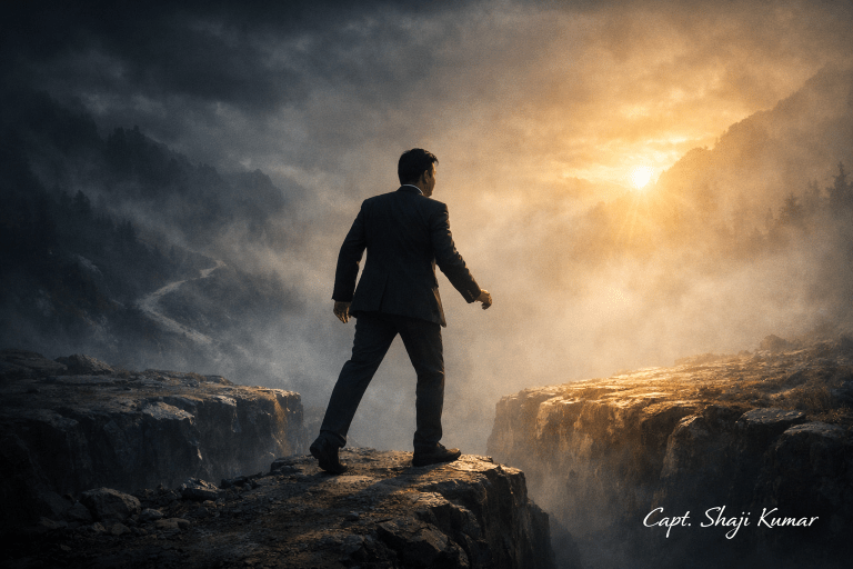 Frozen at the Edge. | Capt. Shaji Kumar